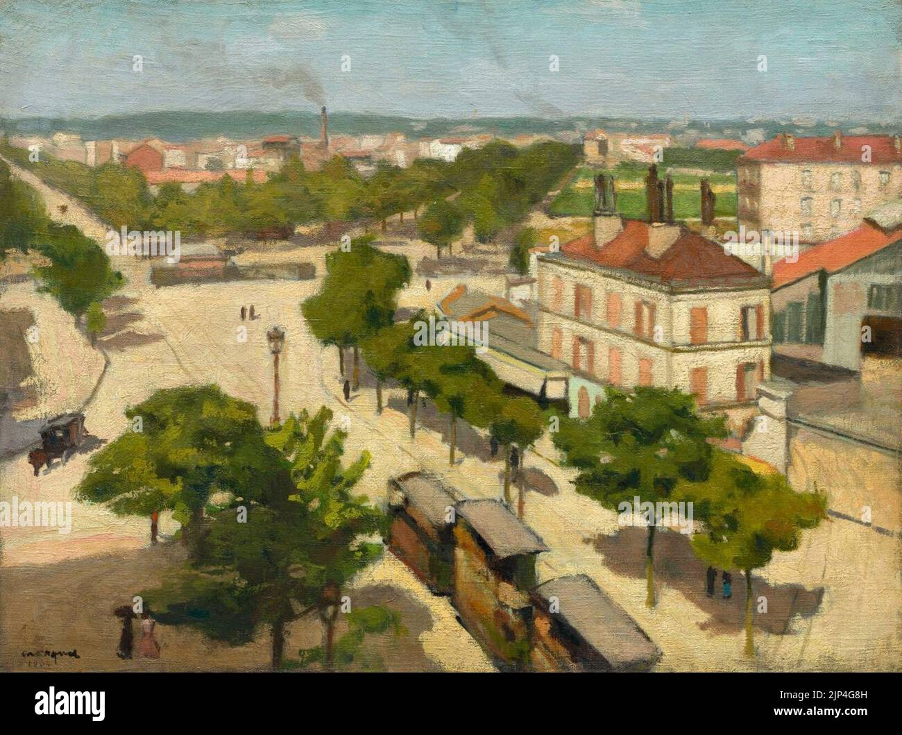 The Gate of St. Cloud, Paris 1904 Albert Marquet Stock Photo - Alamy