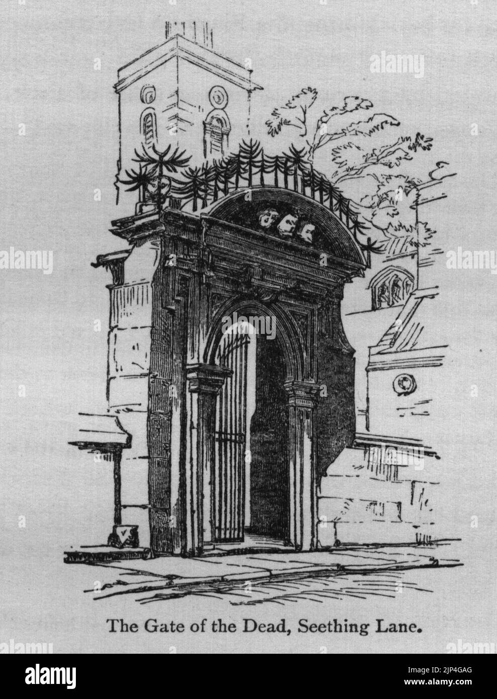 The Gate of the Dead, Seething Lane - Walks in London, Augustus Hare ...