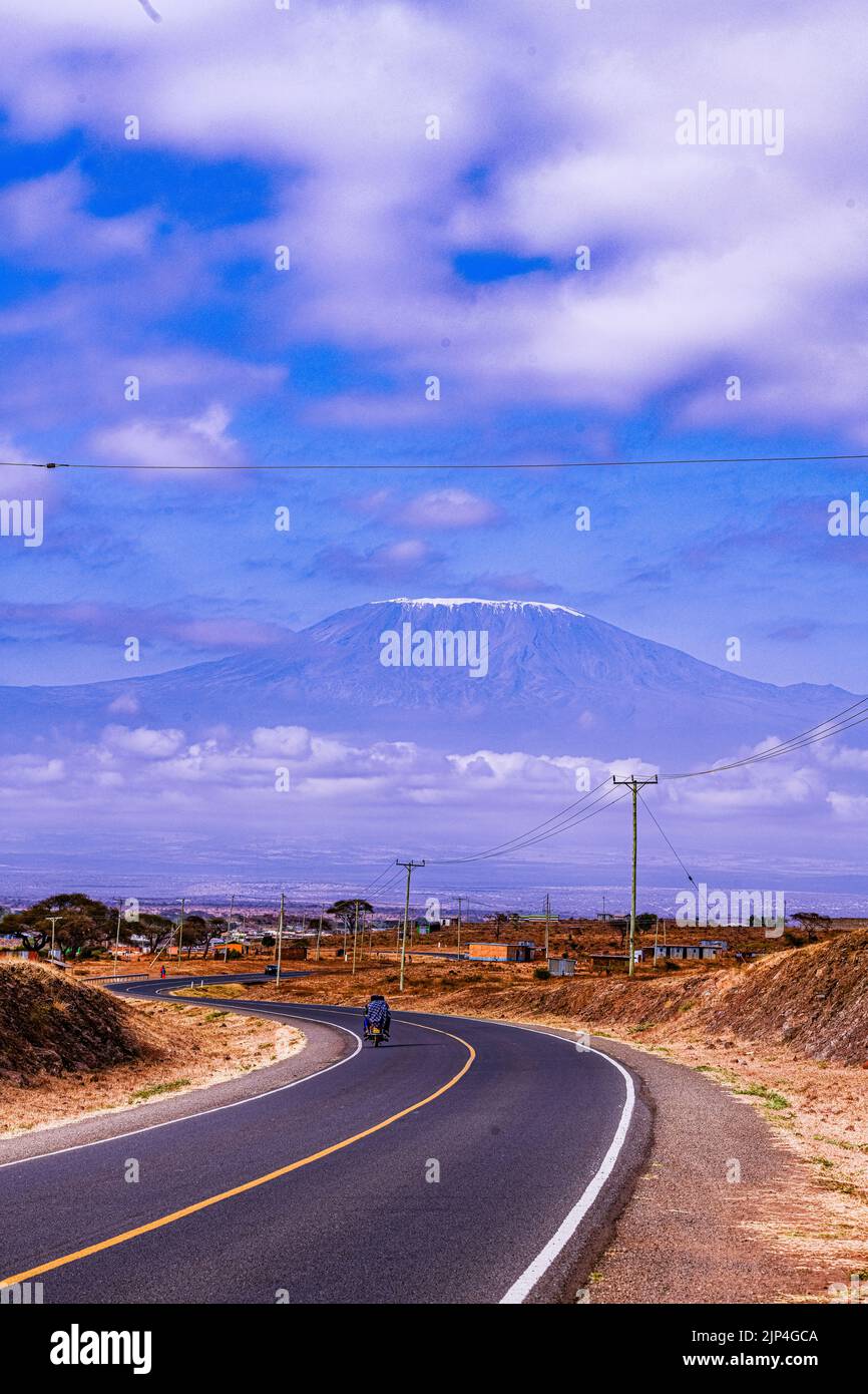 Mount Kilimanjaro is a dormant volcano in Tanzania. It is the highest ...