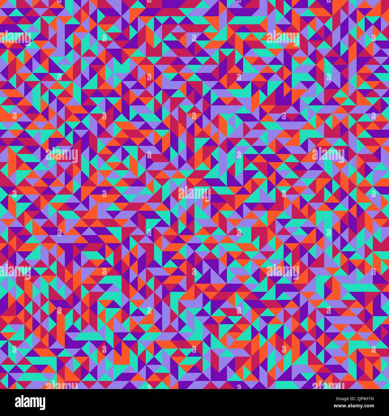 Colorised Rhombuses tiles tessellation pattern illustration Stock ...