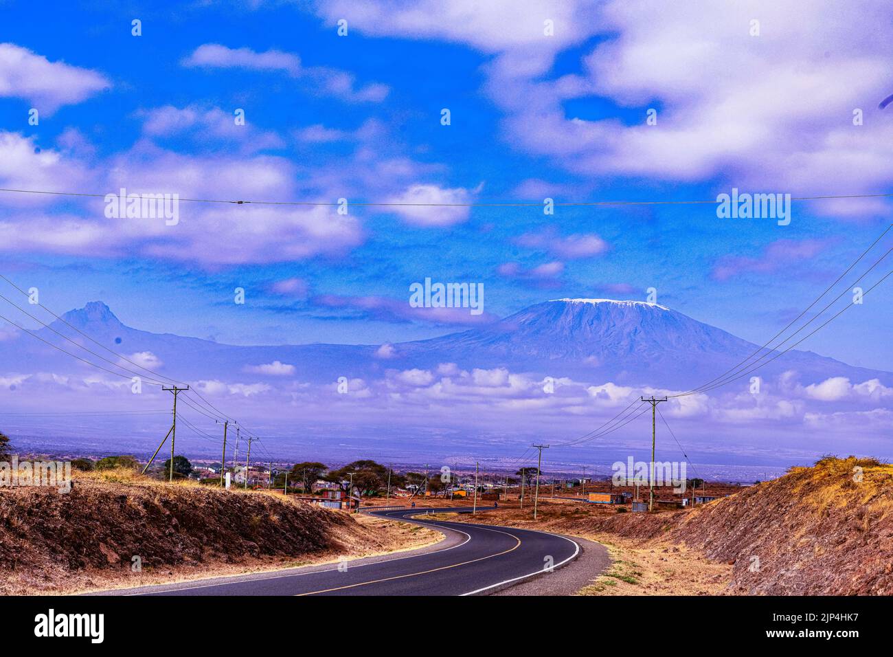 Mount Kilimanjaro is a dormant volcano in Tanzania. It is the highest ...