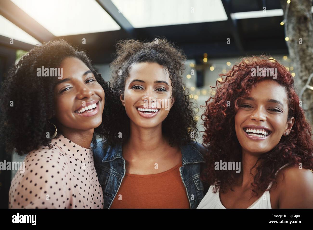We are sisters connected by heart. girlfriends enjoying a night out ...