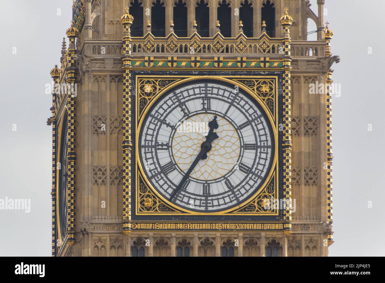 The Big Ben (Great Bell) clock at the north end of the Palace of ...