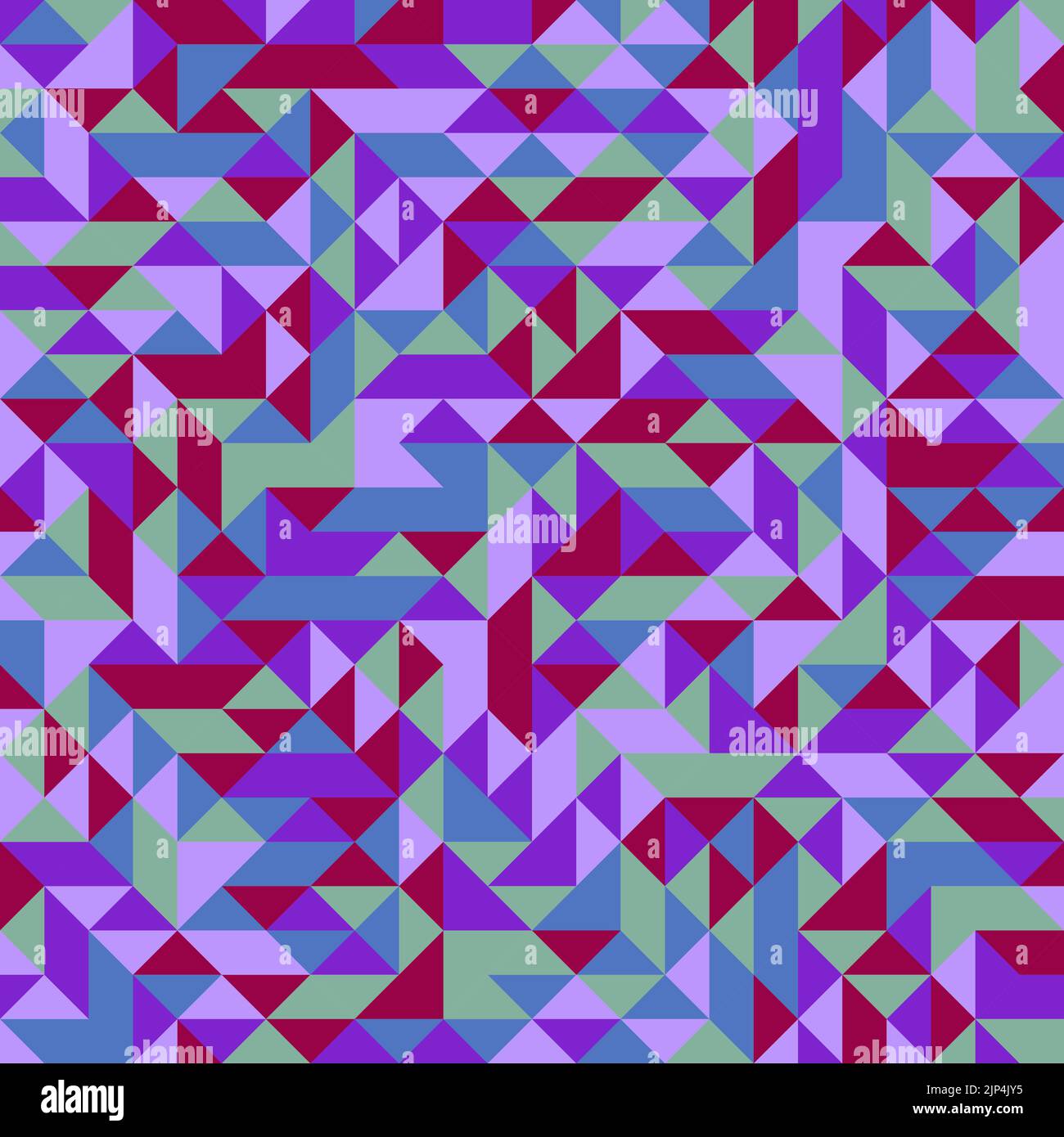Colorised Rhombuses tiles tessellation pattern illustration Stock ...
