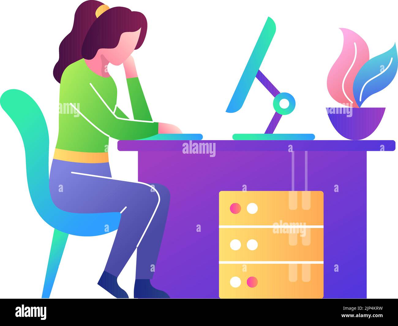 Front End Developer Stock Vector Images Alamy