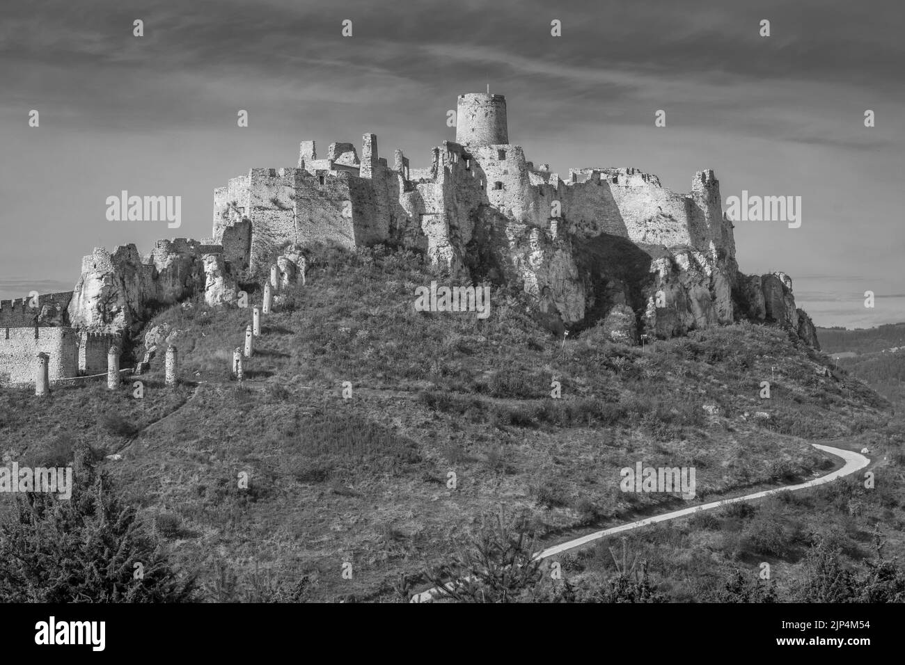 Spišsky hrad, Spiš castle Stock Photo - Alamy