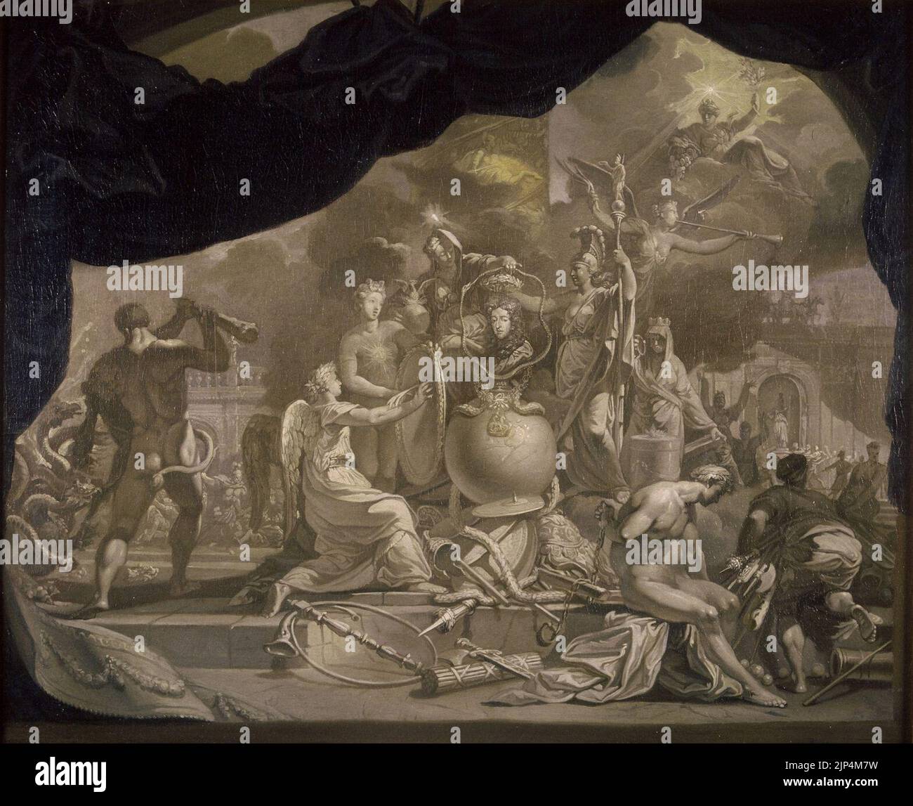 The Glorification of Stadholder-King William III by Gerard de Lairesse ...