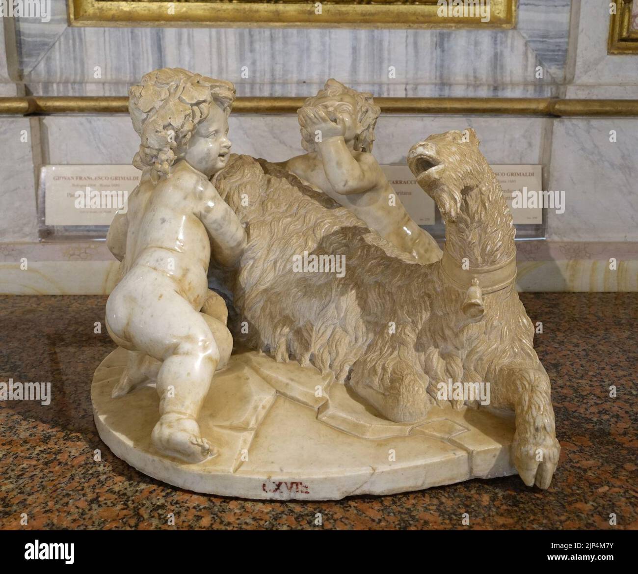 The Goat Amalthea with the Infant Jupiter and a Faun, by Gian Lorenzo ...