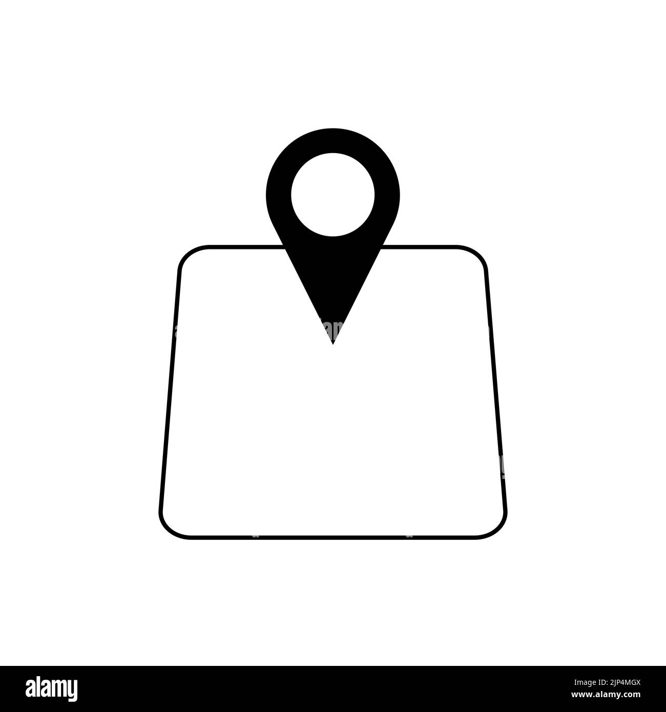 Map Icon Map Pin Icon On White Background Vector Illustration Eps 10 Stock Vector Image And Art