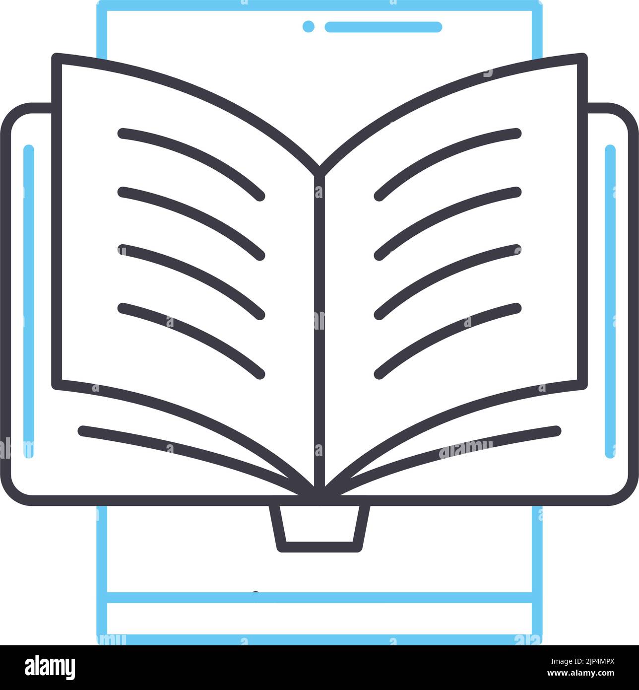 Book outline Stock Vector Images - Alamy