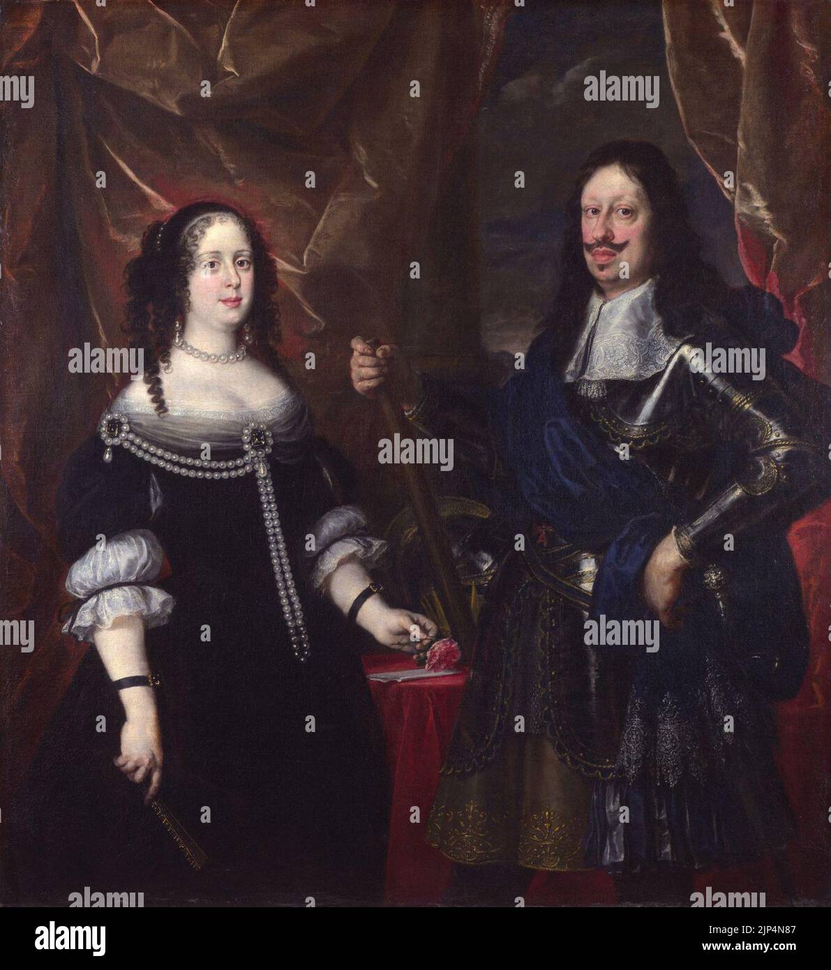 The Grand Duke Ferdinand II of Tuscany and his Wife Stock Photo - Alamy