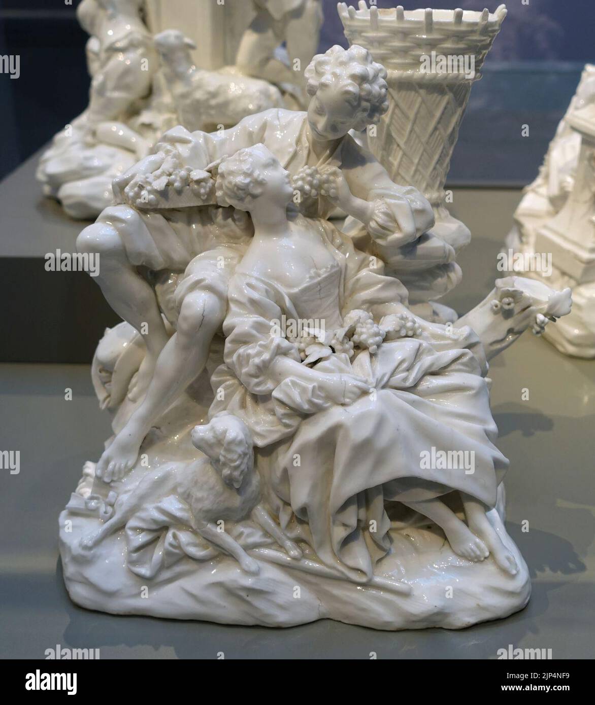 The Grape Eaters, designed by Francois Boucher, Vincennes Porcelain ...