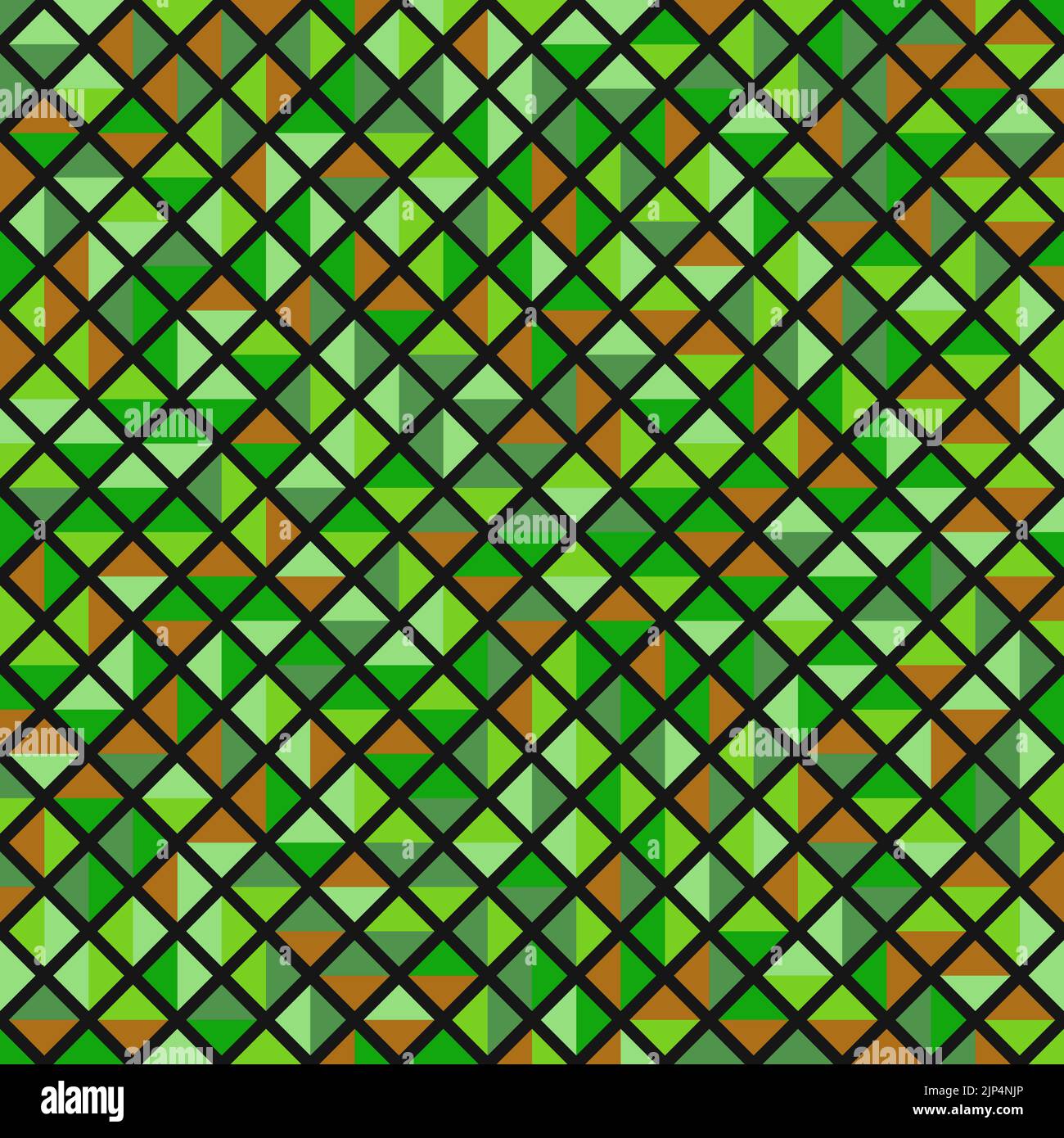 Colorised Rhombuses tiles tessellation pattern illustration Stock ...