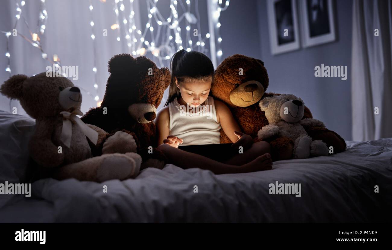 Dont let late night screen-time become an unhealthy habit. an adorable ...