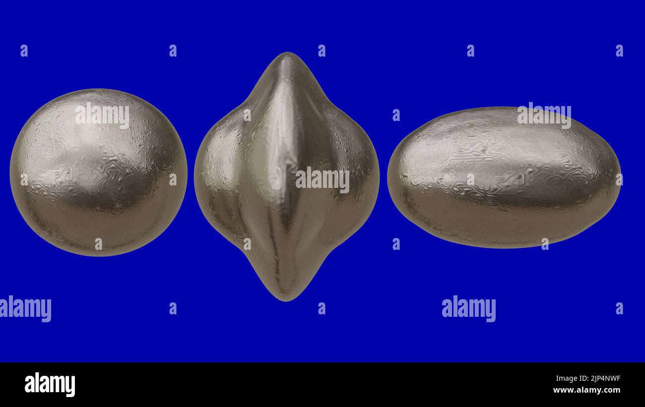 UFO shapeshifting . Shape shifting UAP . 3d render illustration Stock ...