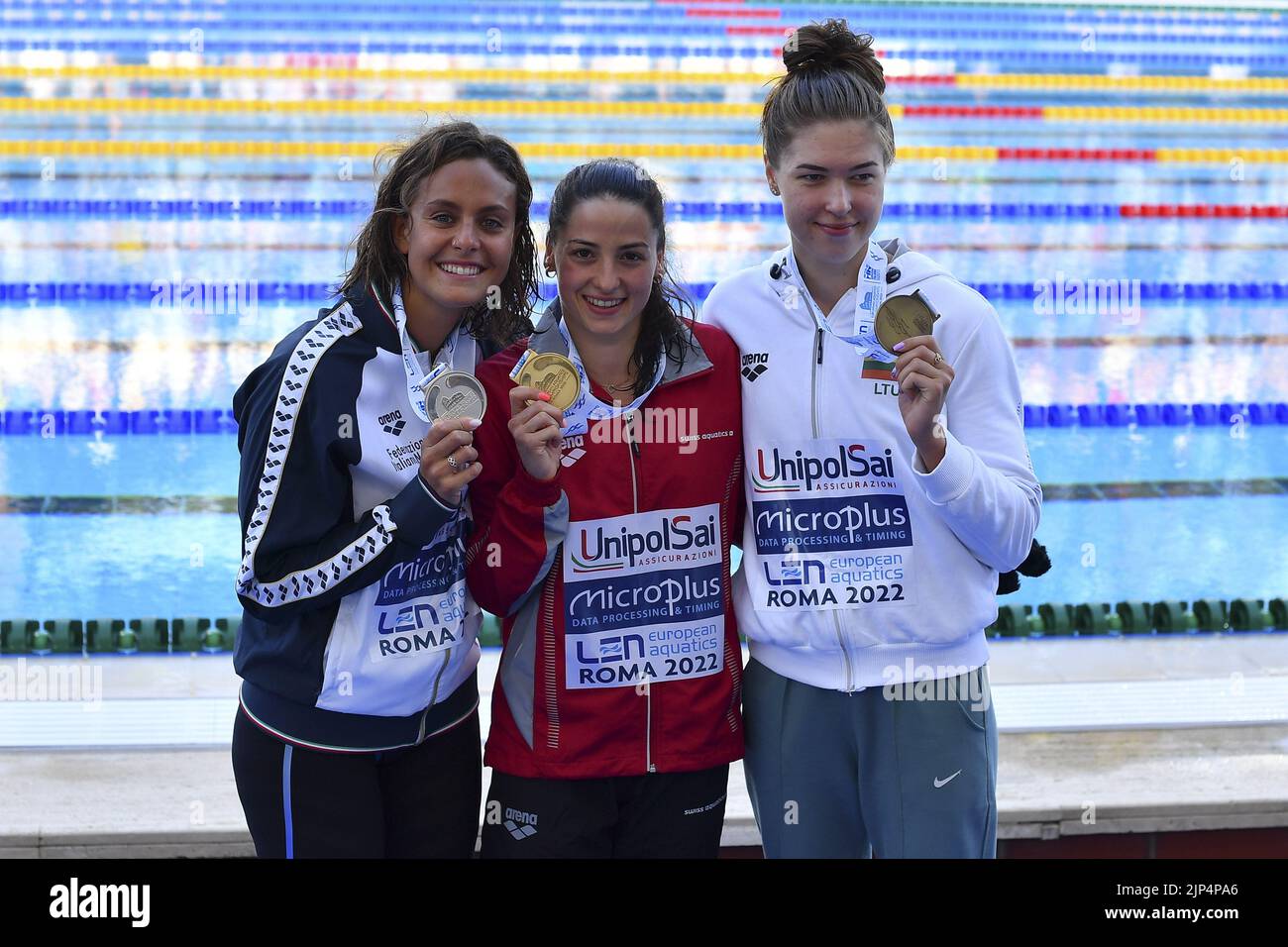 MAMIE Lisa (SUI), CARRARO Martina (ITA) and TETEREVKOVA Kotryna (LTU ...