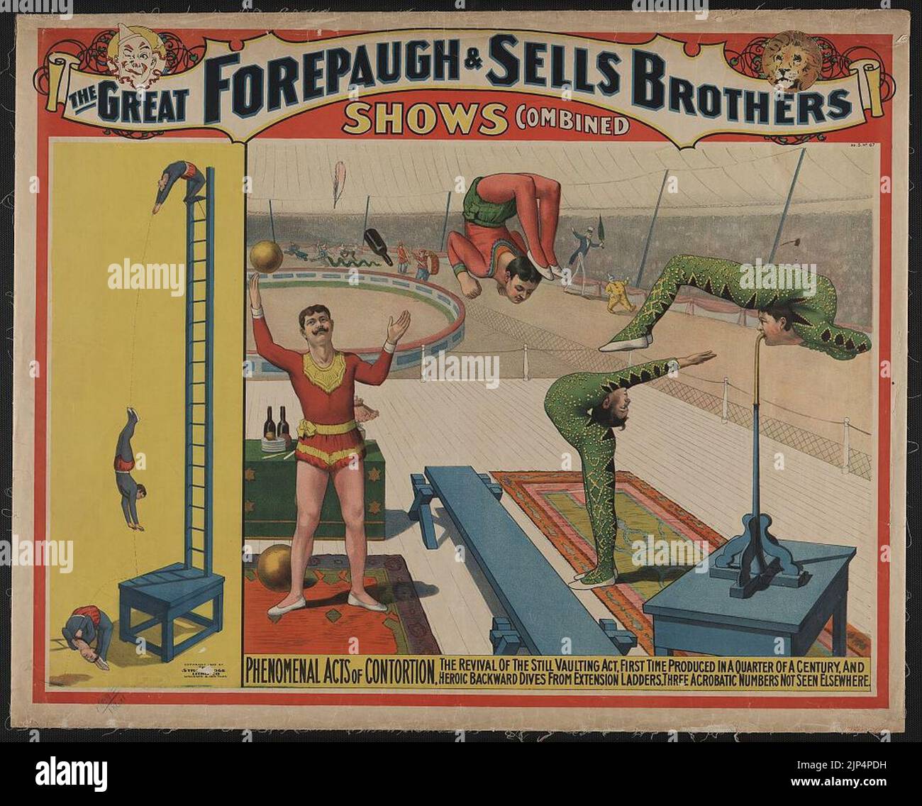 The great Forepaugh & Sells Brothers shows combined. Phenomenal acts of ...