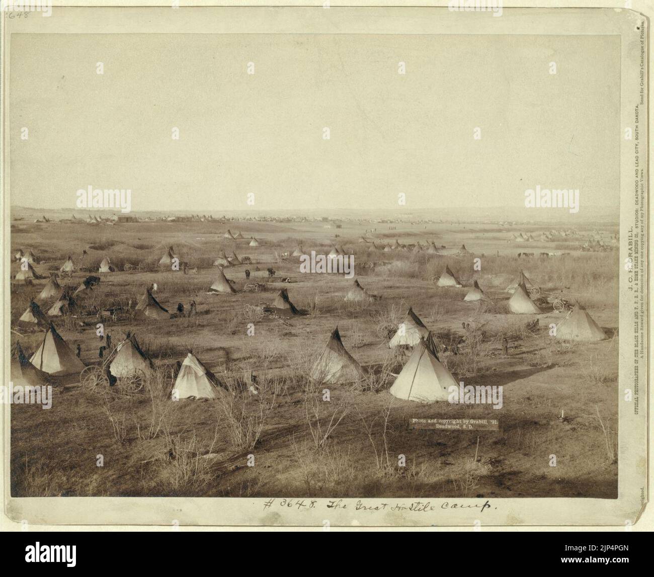 The Great Hostile Camp Stock Photo - Alamy