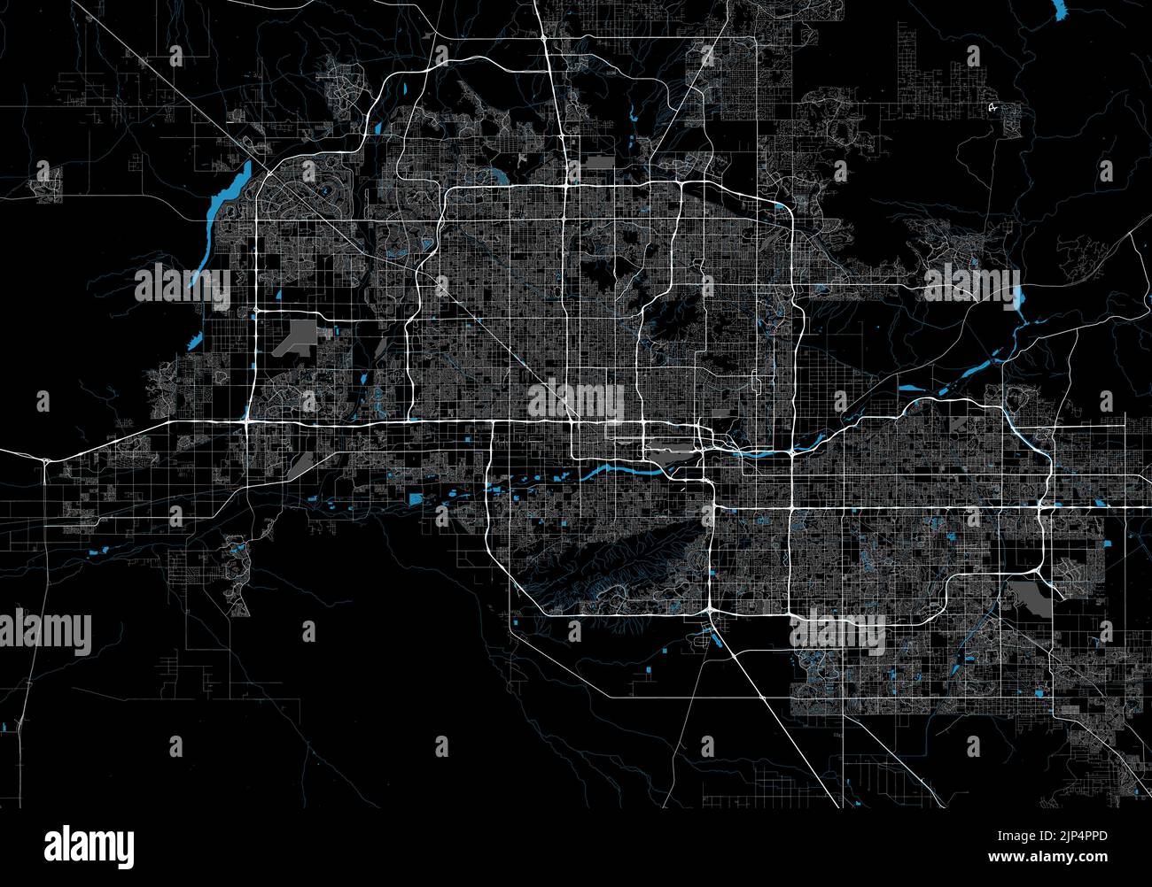 City map Phoenix, , Arizona, United States Stock Vector Image & Art - Alamy