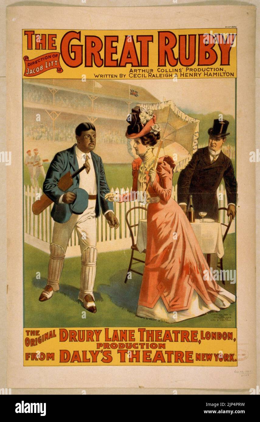 The great ruby Arthur Collins' production ; written by Cecil Raleigh ...