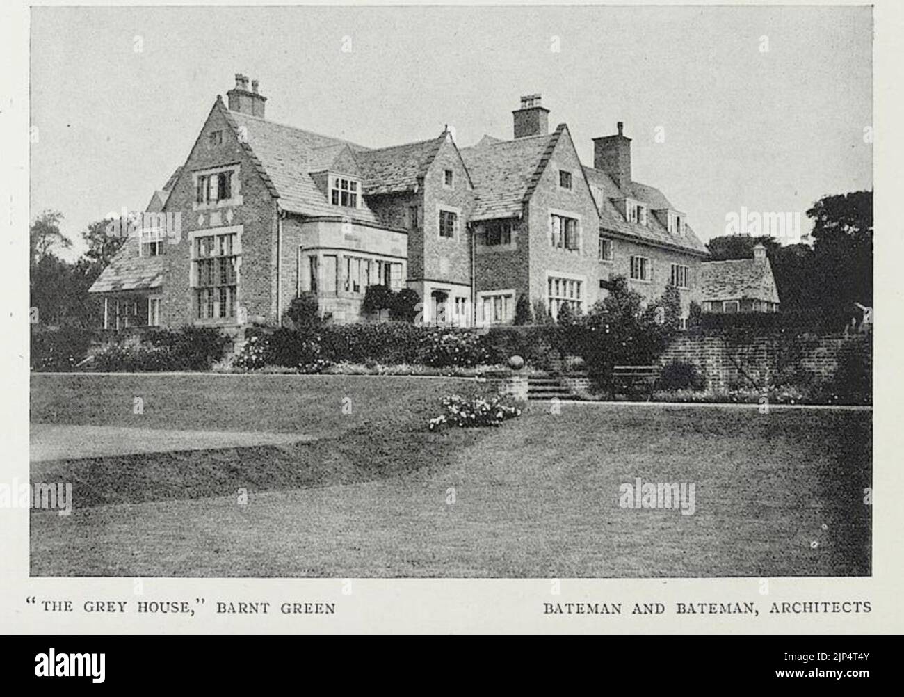 The Grey House, Barnt Green Stock Photo - Alamy