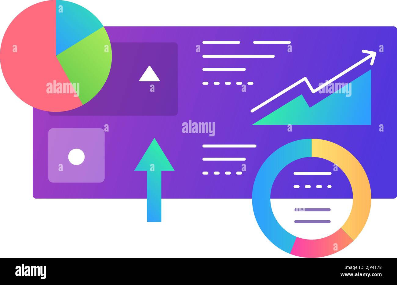 Economic growth icon. Finance and business vector. Financial market and ...
