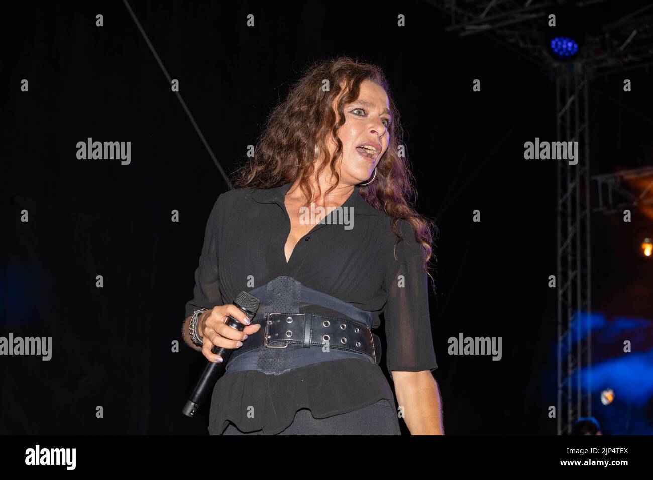 Julia Neigel beim Senftenberger Hafenfest. Senftenberg, 13.08.2022 ...