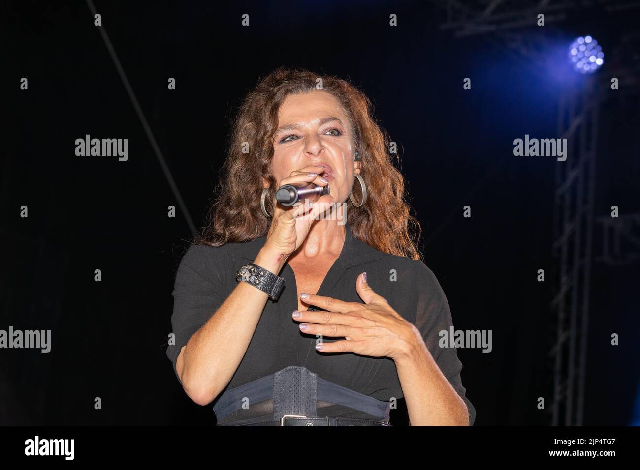 Julia Neigel beim Senftenberger Hafenfest. Senftenberg, 13.08.2022 ...