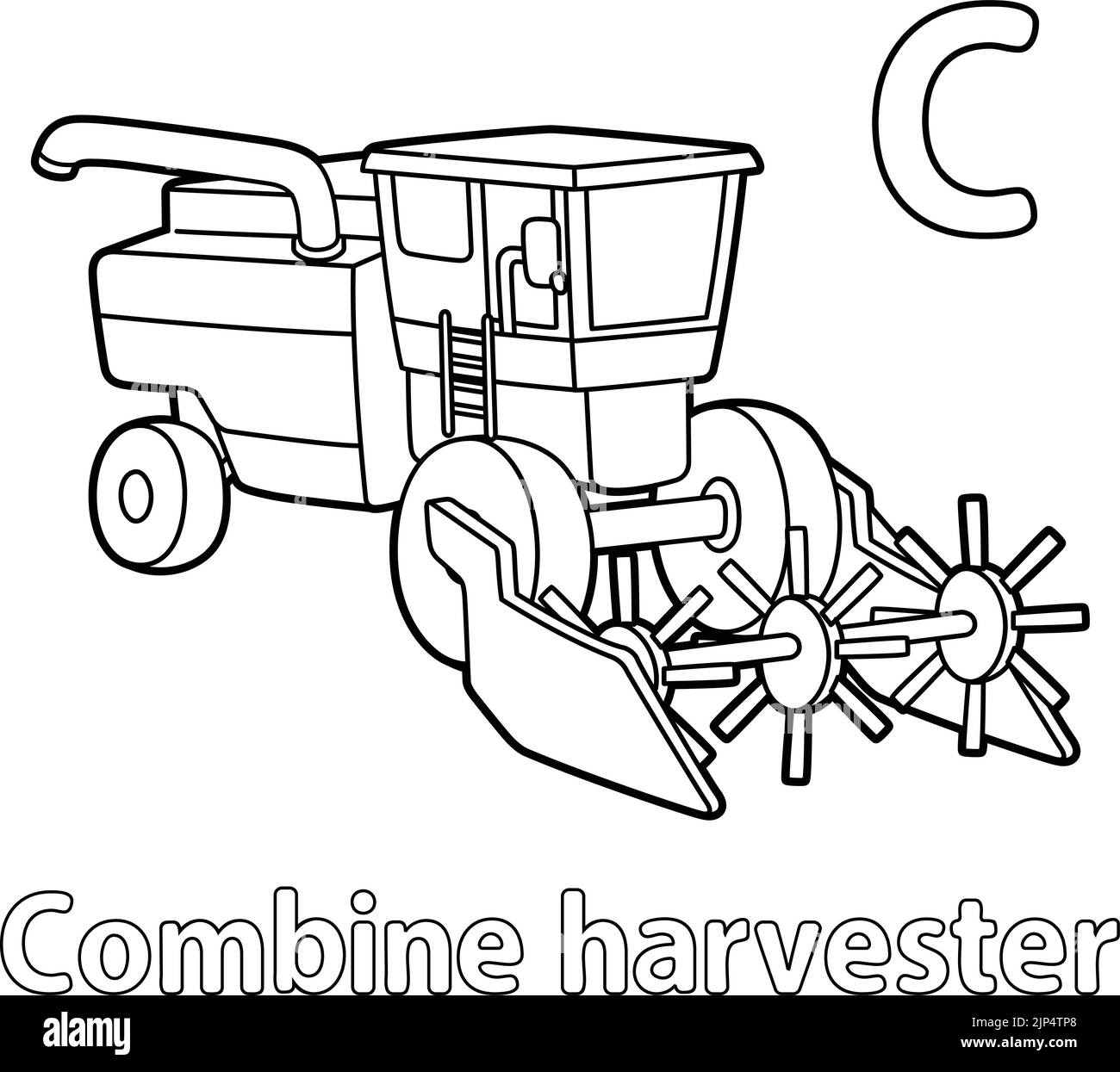 Gathering tractor Stock Vector Images - Alamy