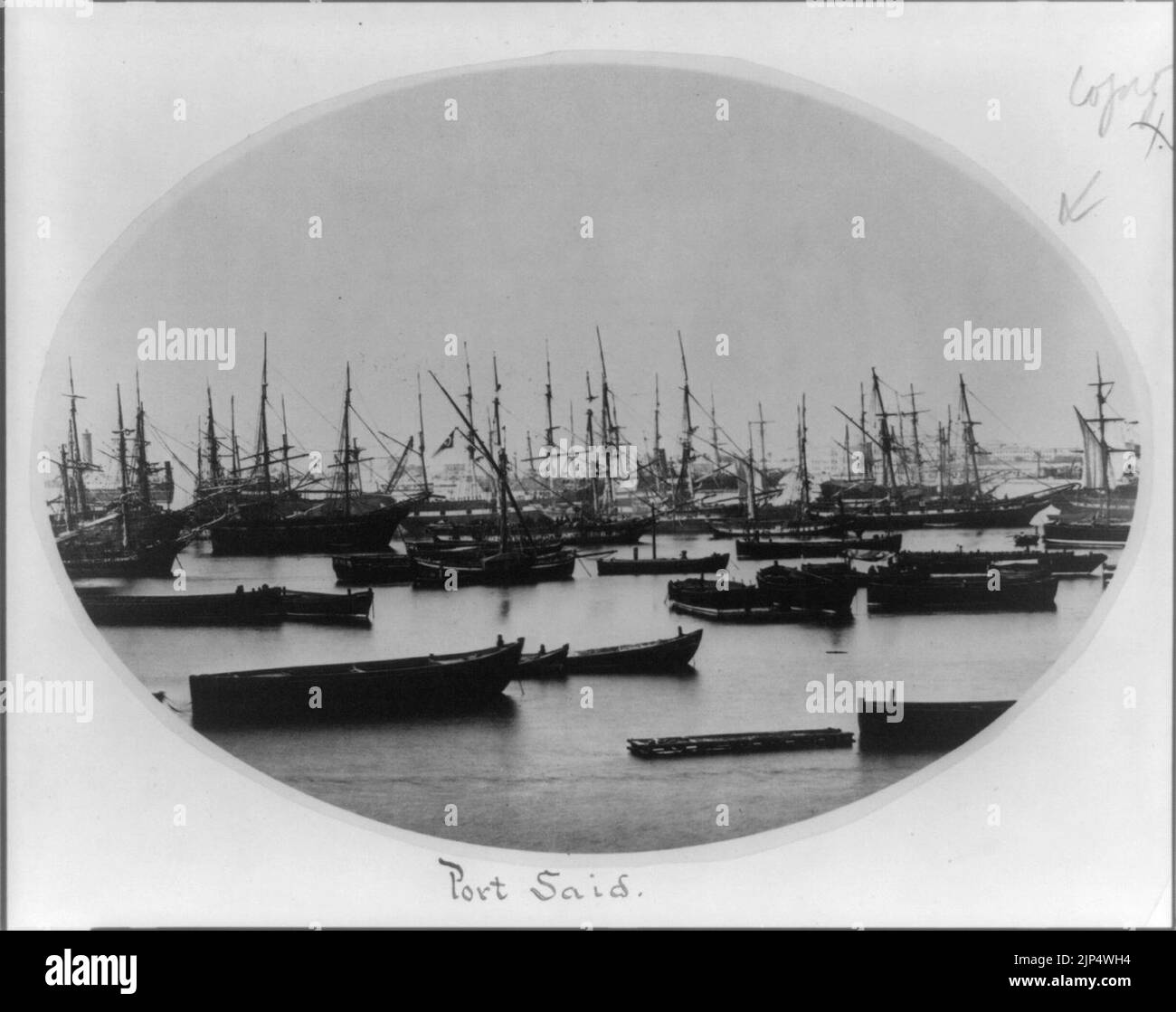 The harbor of Port Said, Egypt Stock Photo - Alamy