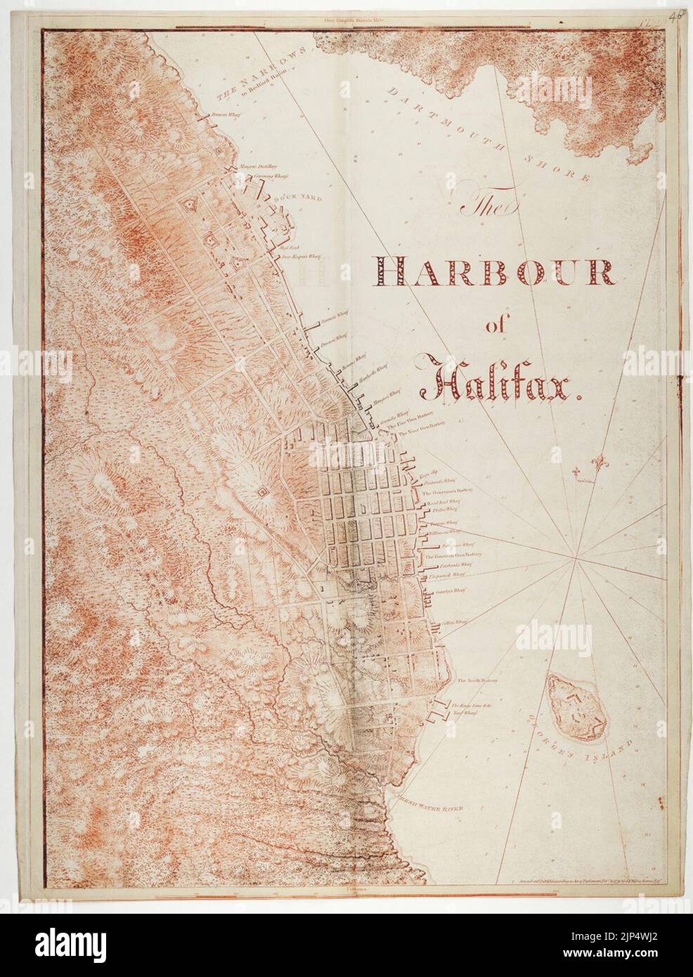 The harbour of Halifax Stock Photo - Alamy