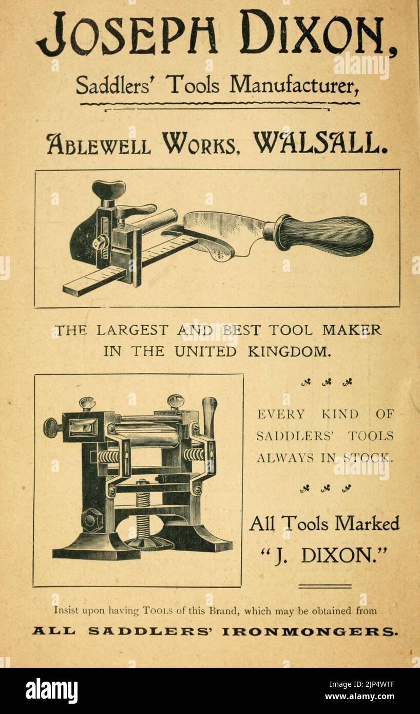 The Harness makers' guide Stock Photo - Alamy