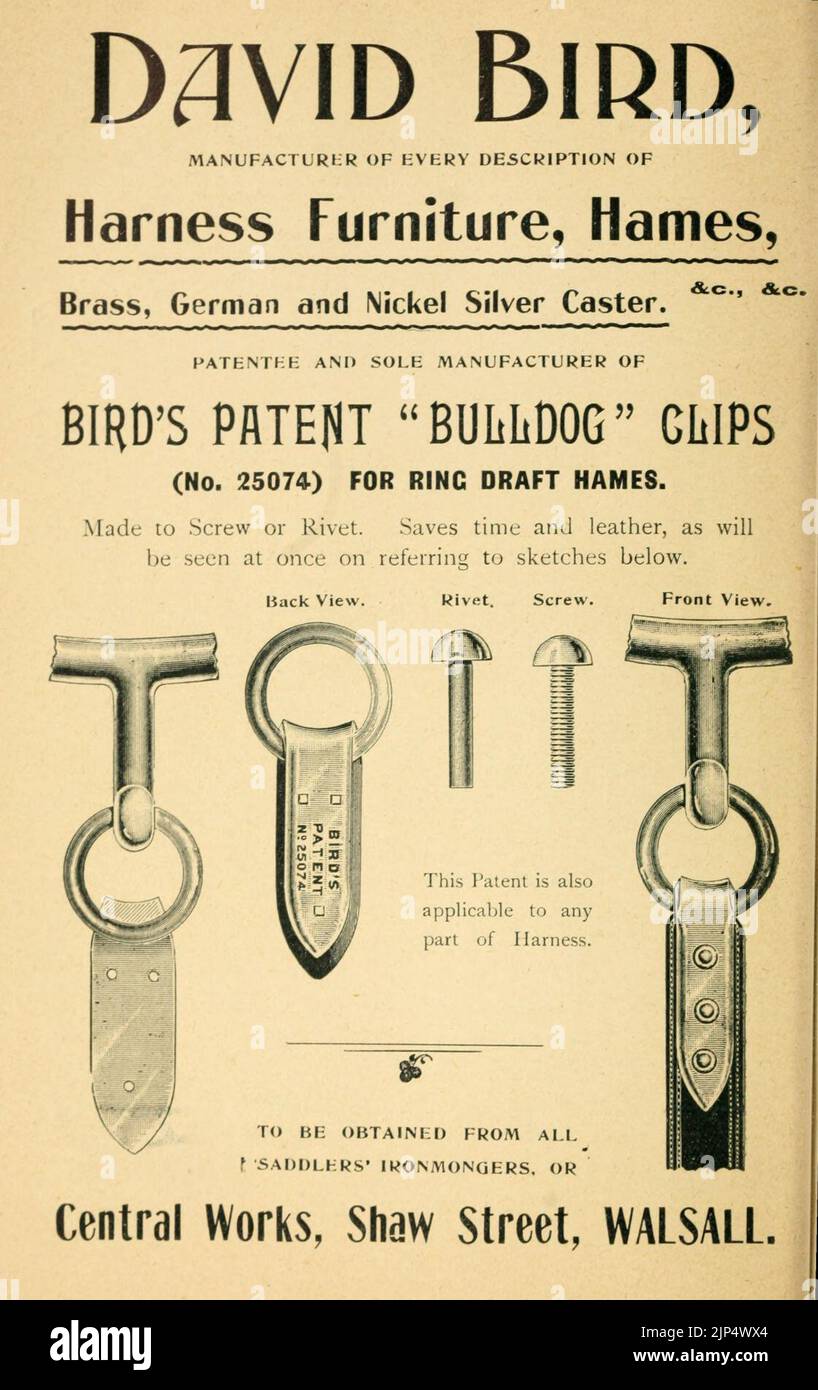 The Harness makers' guide Stock Photo - Alamy