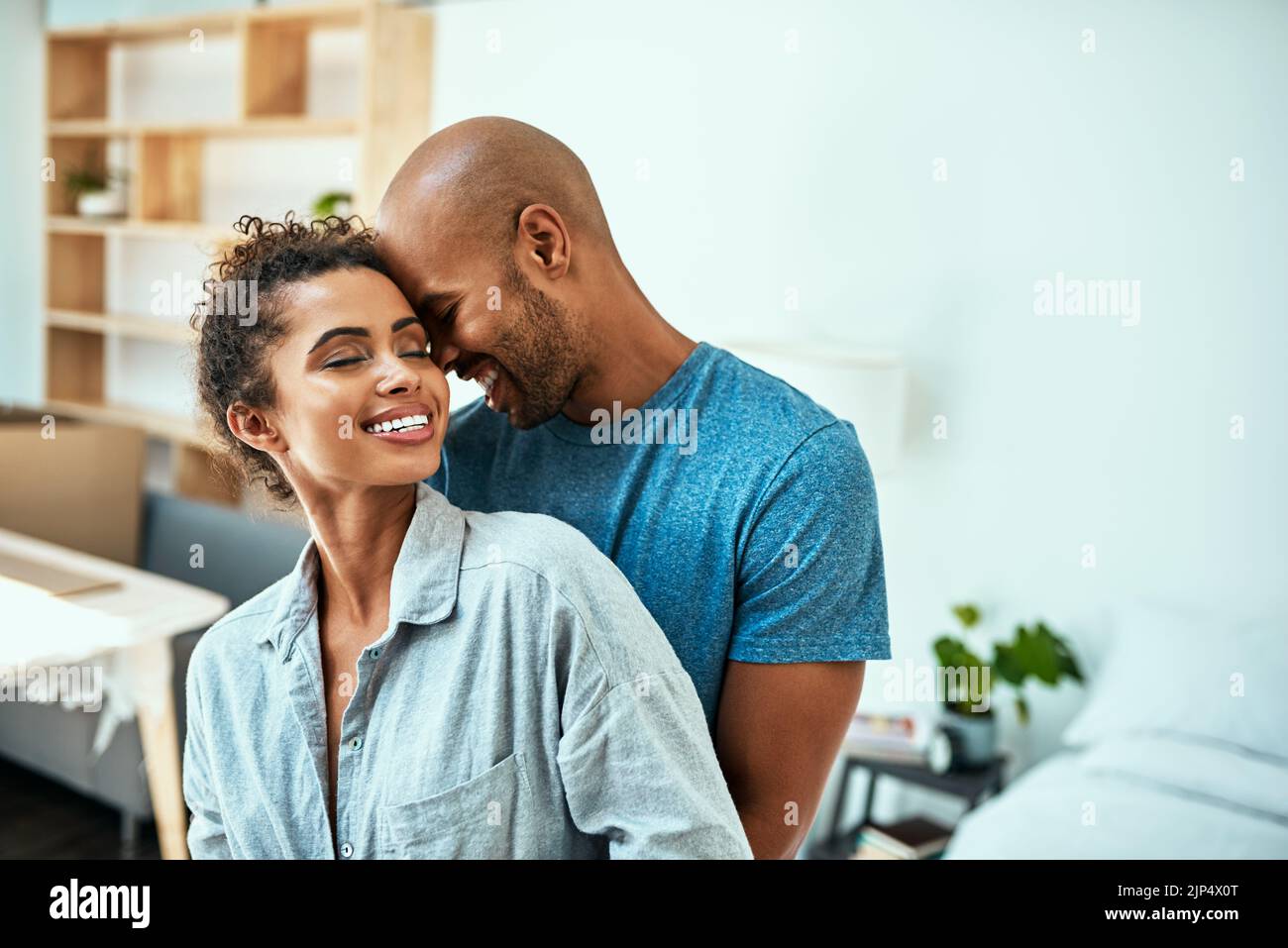 Couple smell love hi-res stock photography and images - Alamy