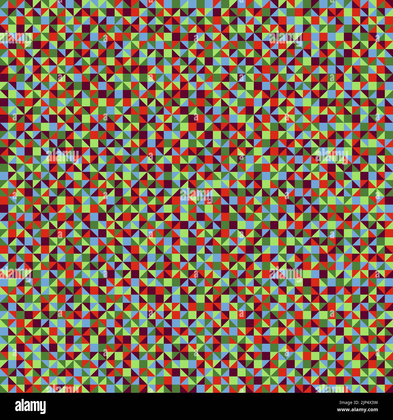 Colorised Rhombuses tiles tessellation pattern illustration Stock ...