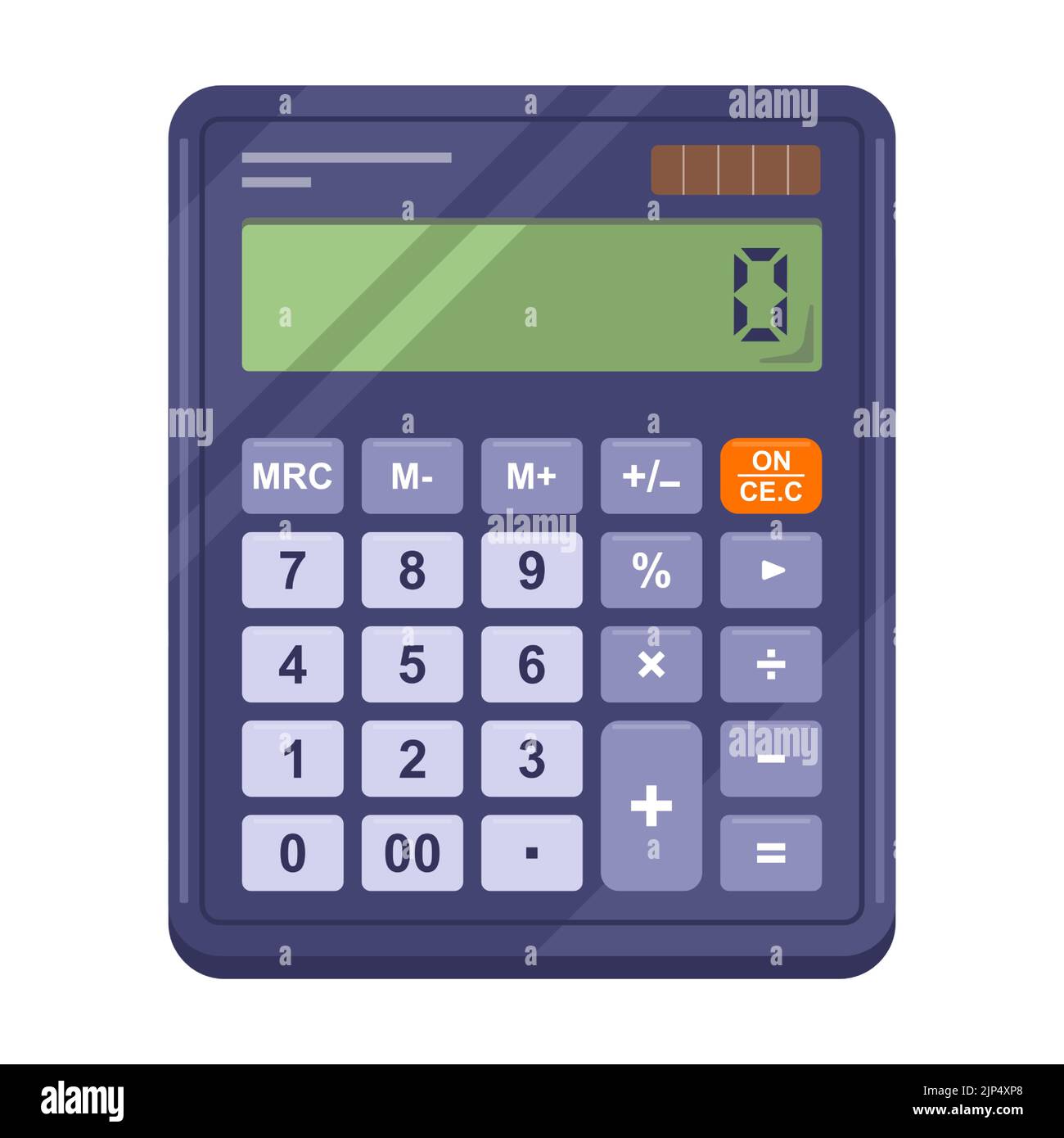 office equipment realistic calculator. do mathematical calculations ...