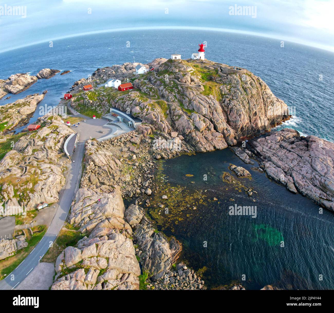 Lindesnes Lighthouse on the southernmost point of Norway Europe ...
