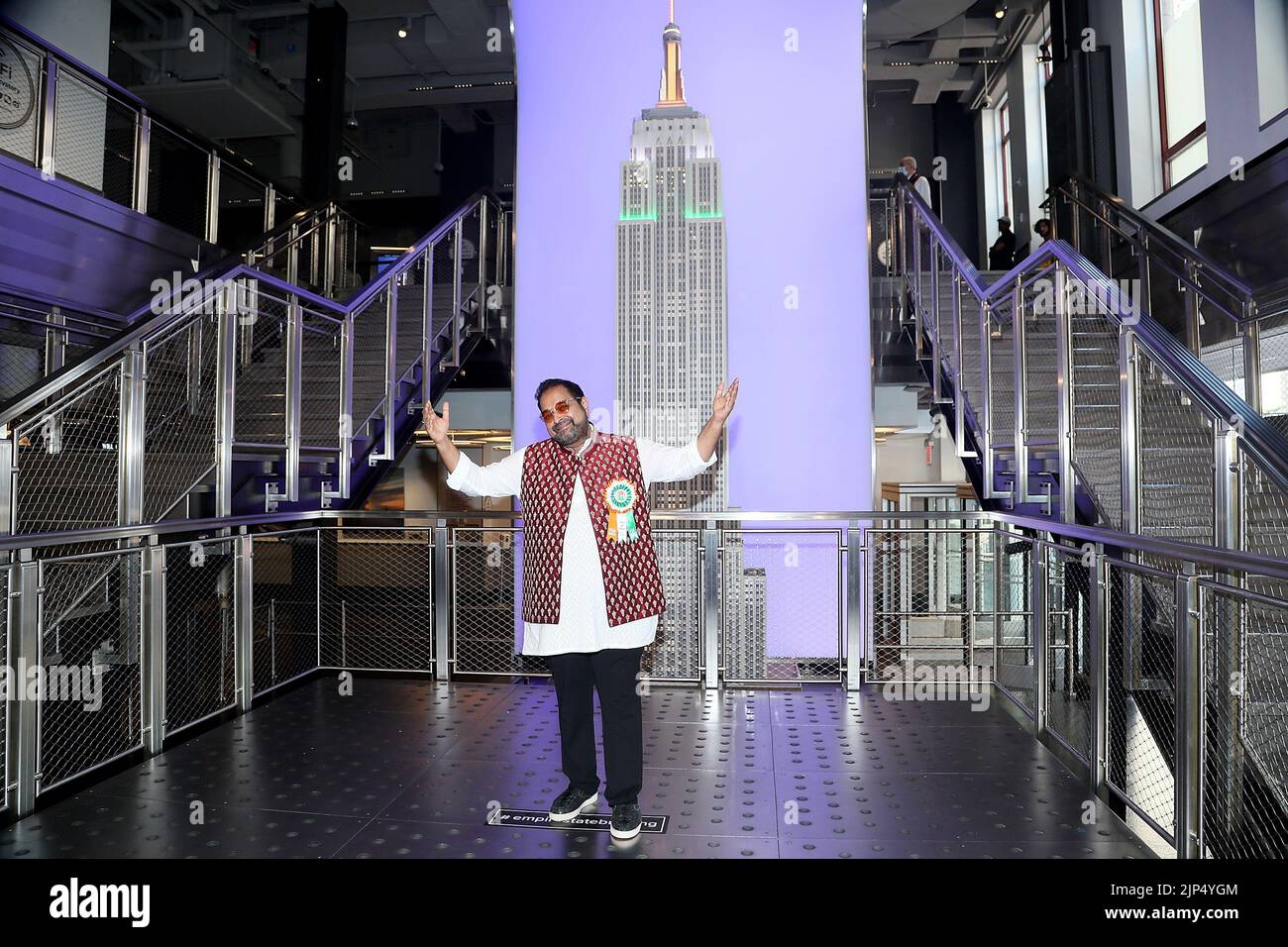 New York, NY, USA. 15th Aug, 2022. Shankar Mahadevan, Singer and ...
