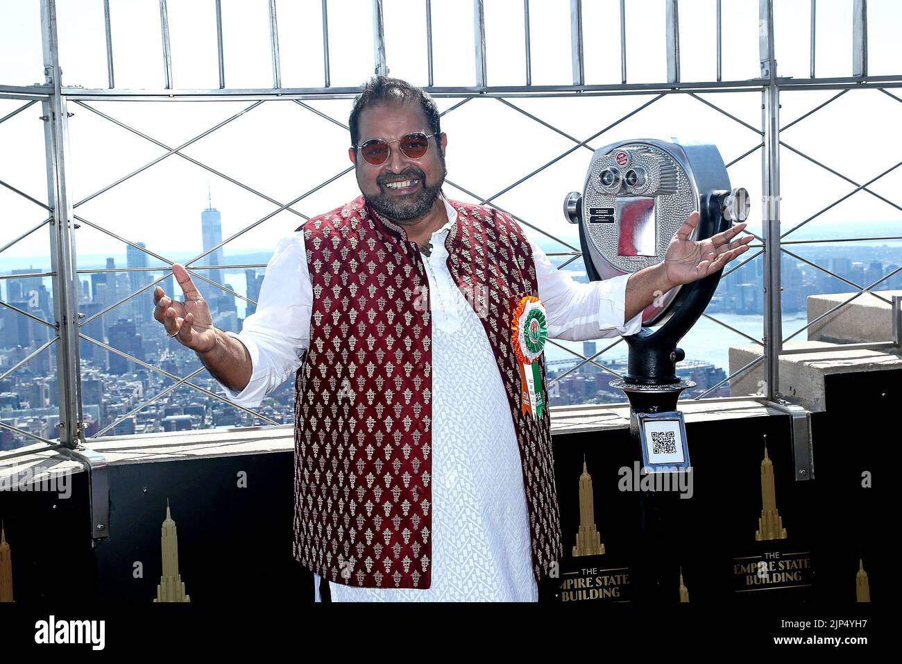 New York, NY, USA. 15th Aug, 2022. Shankar Mahadevan, Singer and ...