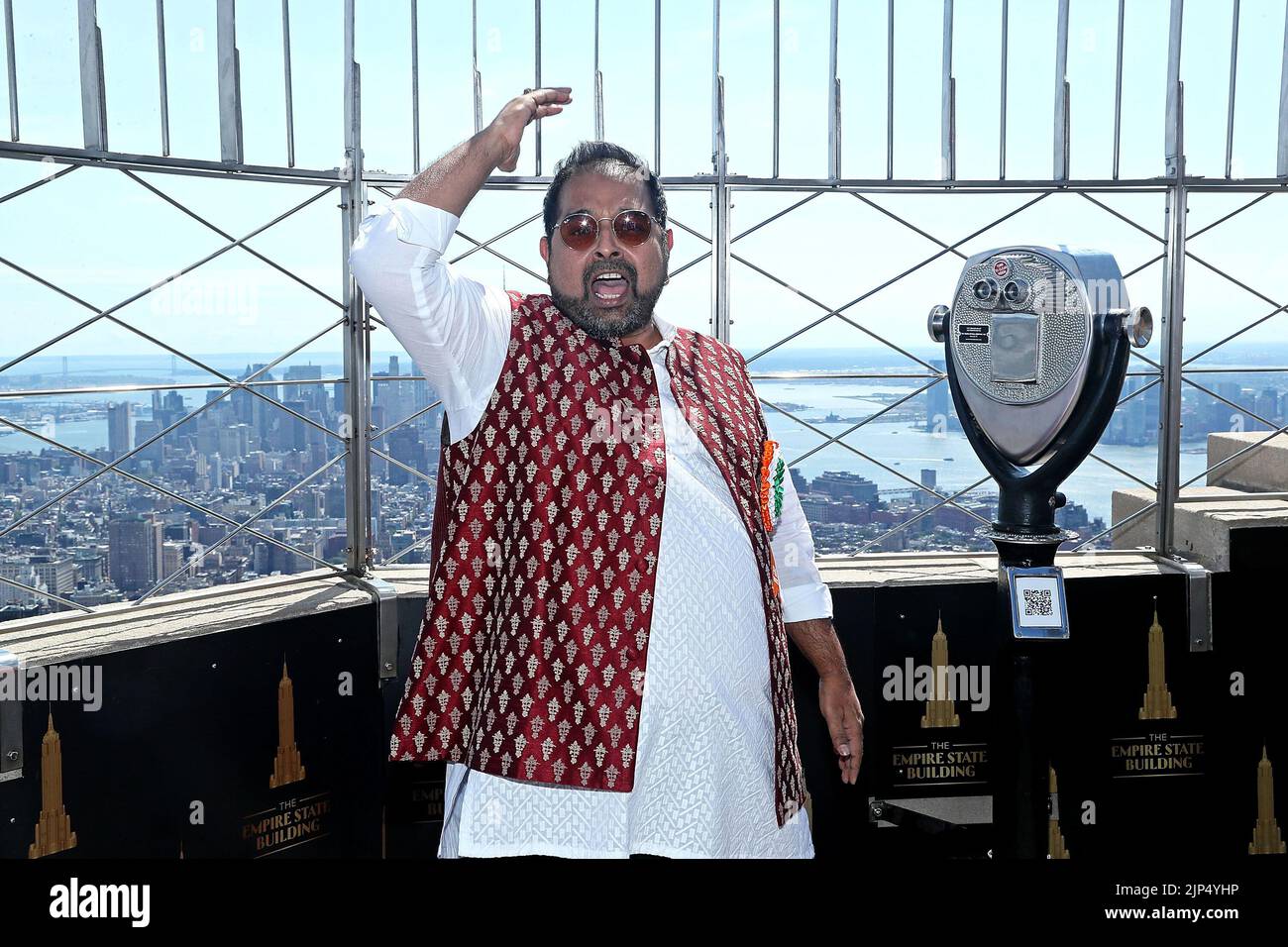 New York, NY, USA. 15th Aug, 2022. Shankar Mahadevan, Singer and ...