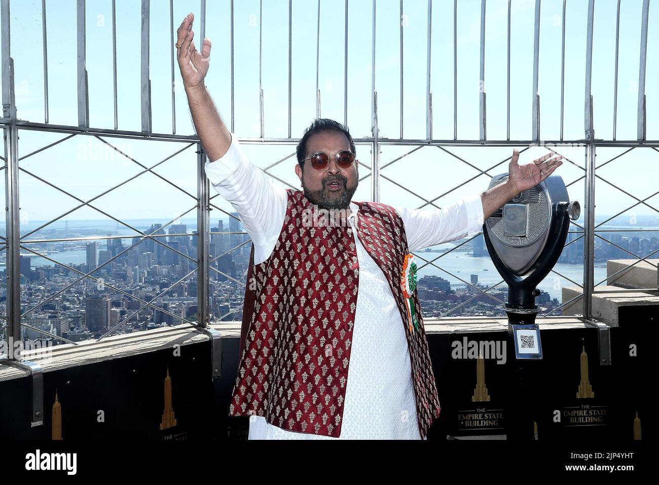 New York, NY, USA. 15th Aug, 2022. Shankar Mahadevan, Singer and ...