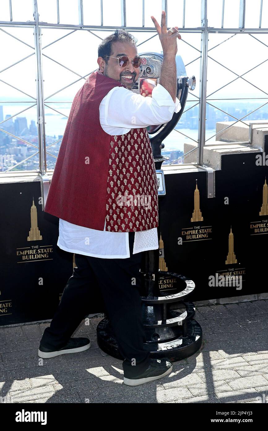 New York, NY, USA. 15th Aug, 2022. Shankar Mahadevan, Singer and ...