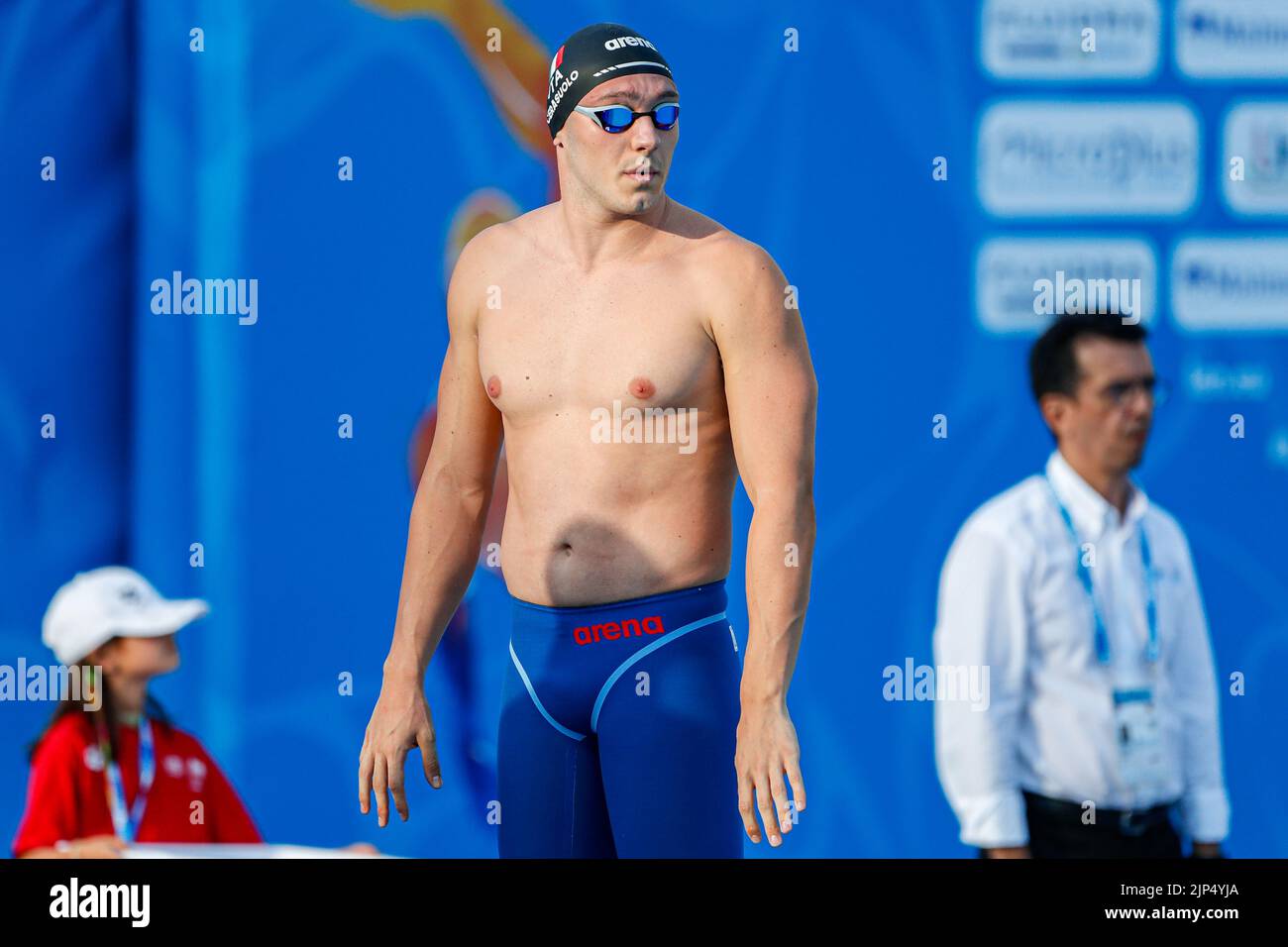 ROME, ITALY - AUGUST 15: Simone Cerasuolo of Italy during the men's 50m ...