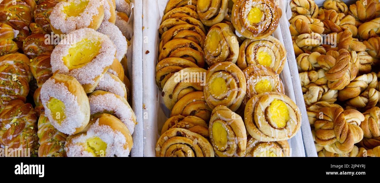 Traditional sweet pastry from Scandinavia, Norway, Northern Europe ...