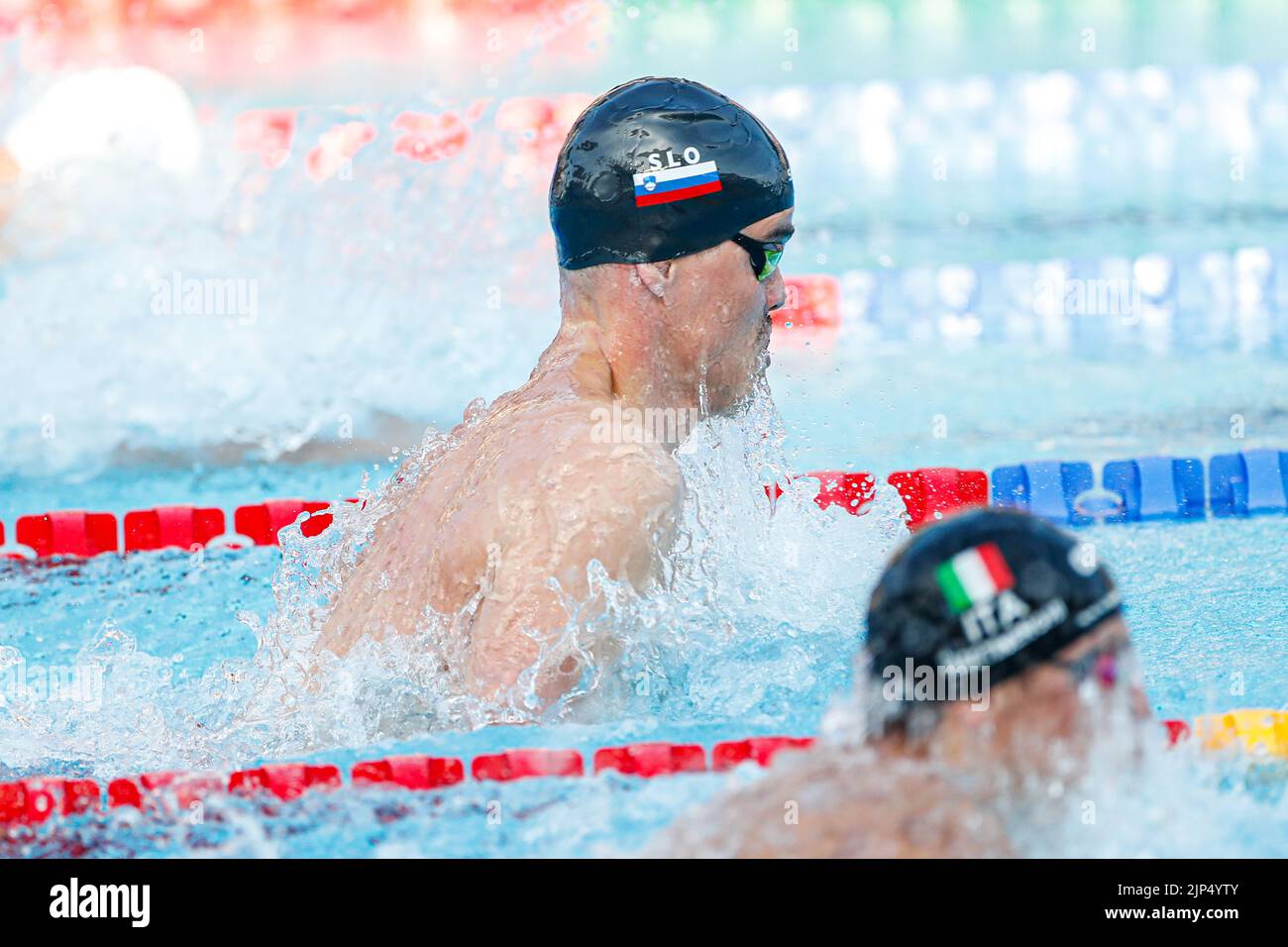ROME, ITALY - AUGUST 15: Peter John Stevens of Slovenia during the men ...
