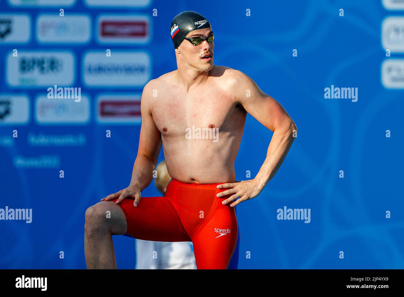 ROME, ITALY - AUGUST 15: Peter John Stevens of Slovenia during the men ...