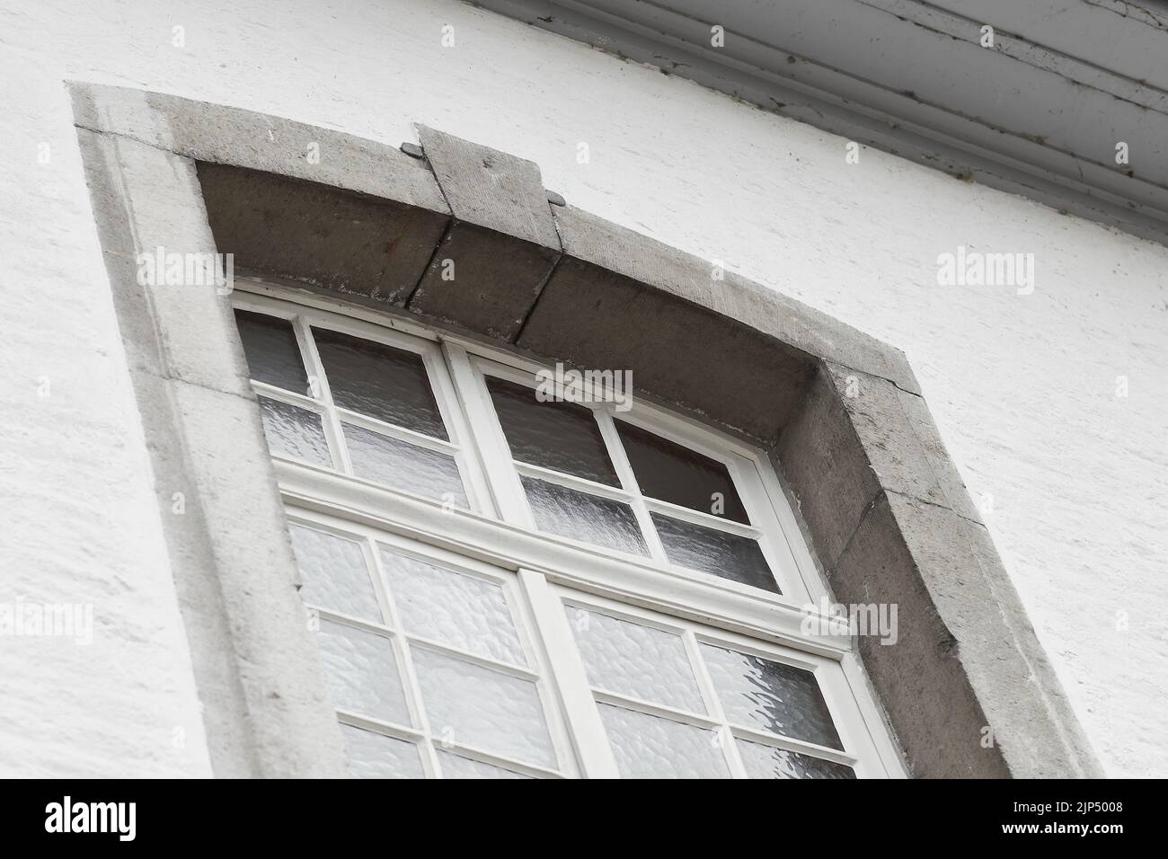 An old window of a white building Stock Photo - Alamy