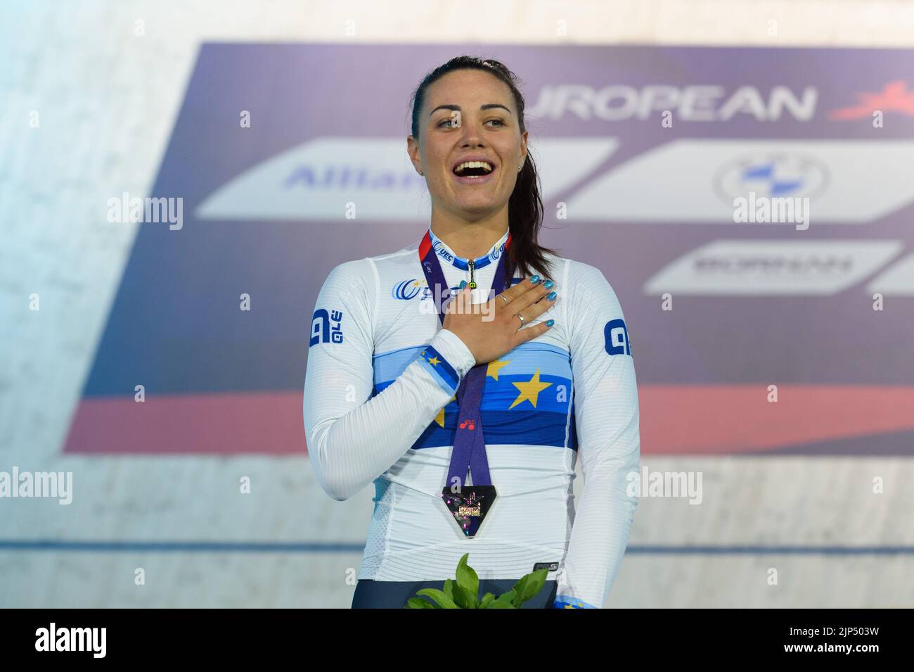 Munich, Germany. 15th Aug, 2022. Cycling/Track: European Championship ...