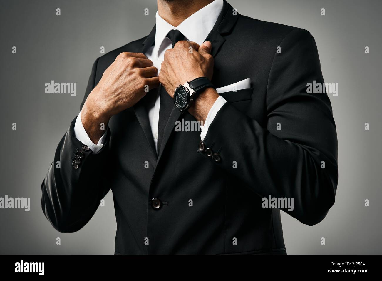 Make sure you look the part. Studio shot of a stylish unrecognizable ...