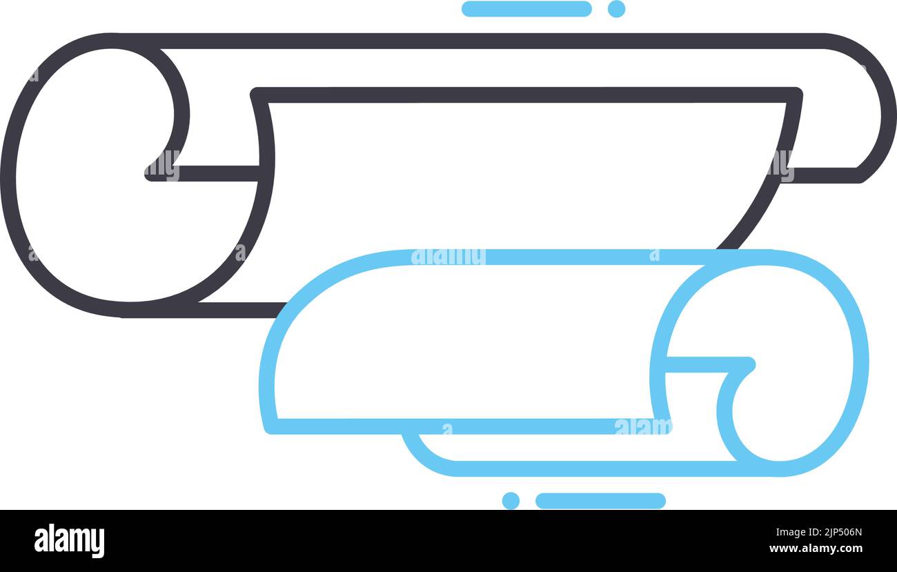 cinnamon line icon, outline symbol, vector illustration, concept sign ...